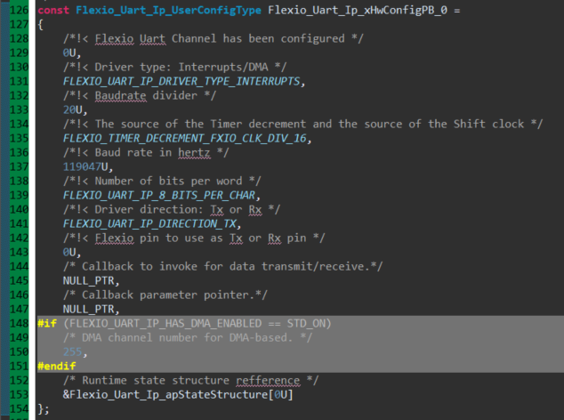 S32K3xx Flexio UART config issue - NXP Community