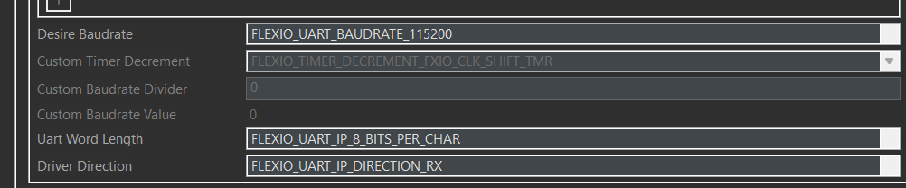 S32K3xx Flexio UART config issue - NXP Community