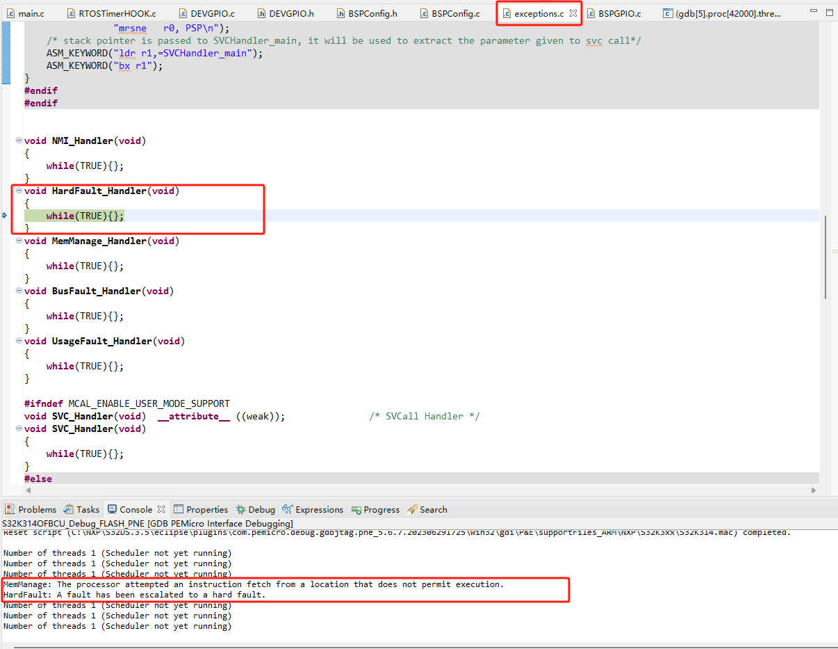 Solved: S32K314 burn directly to "HardFault Handler" - NXP Community