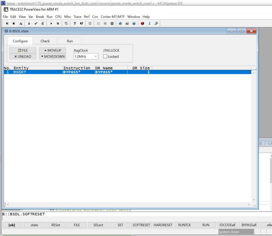 RT1050 Boundary Scan test based on lauterbach - NXP Community
