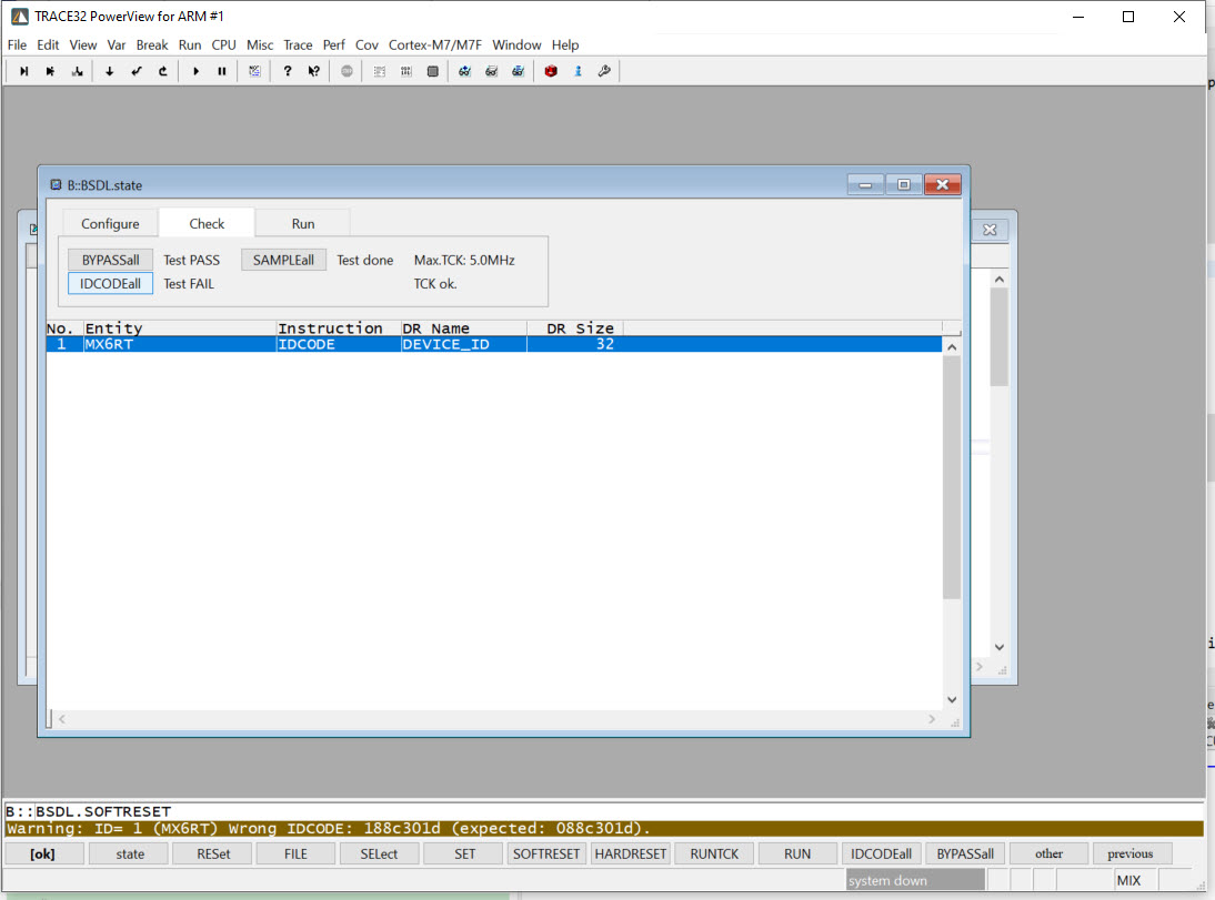 RT1050 Boundary Scan test based on lauterbach - NXP Community