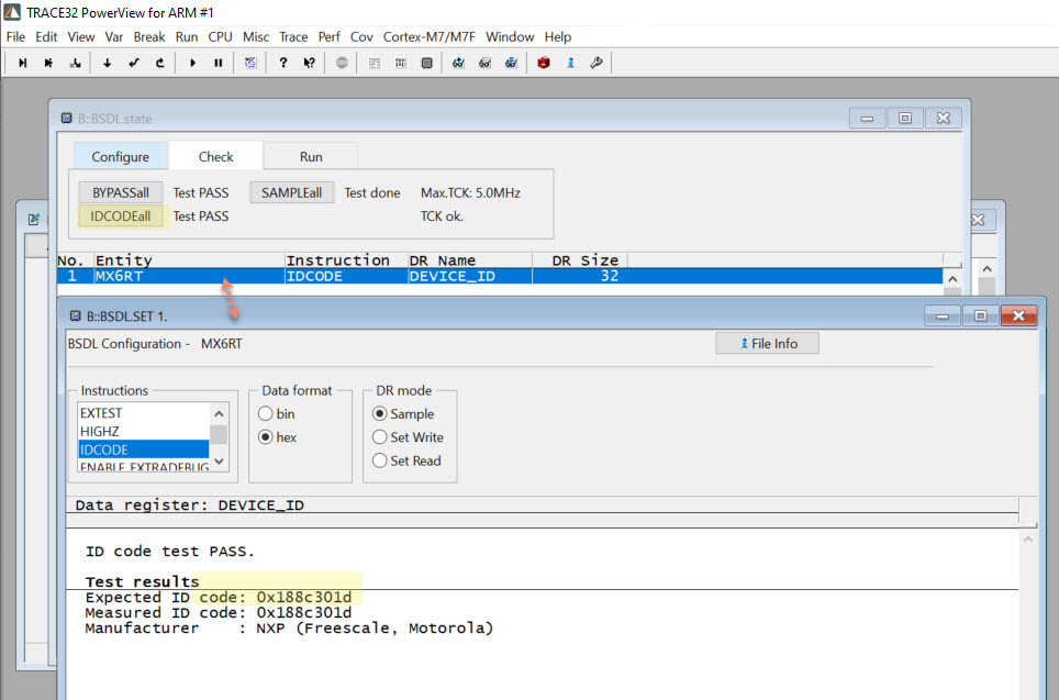 RT1050 Boundary Scan test based on lauterbach - NXP Community