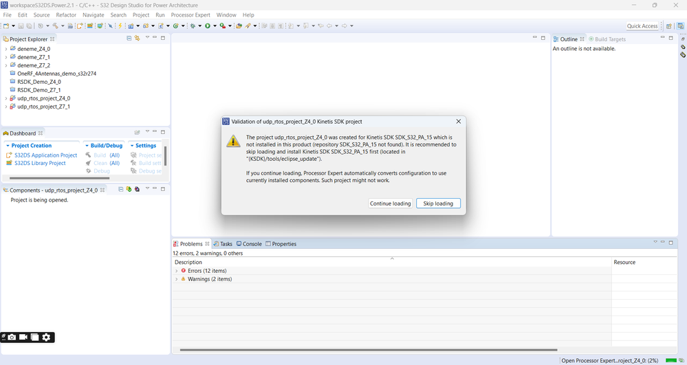Re: S32DS ide kinetis error diagnostic - NXP Community