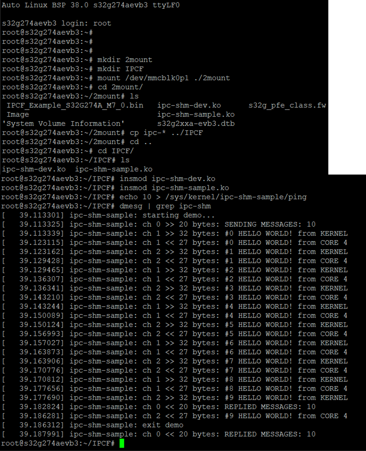 Issue with NXP S32G274A RDB2 - IPCF - NXP Community