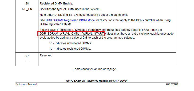 DDR write leveling control for LX2160 - NXP Community