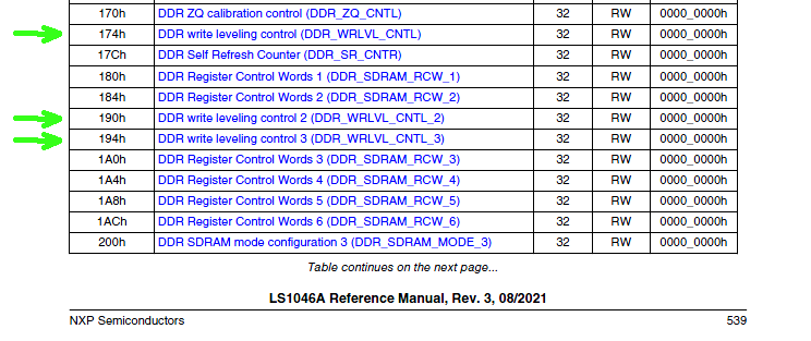 DDR write leveling control for LX2160 - NXP Community