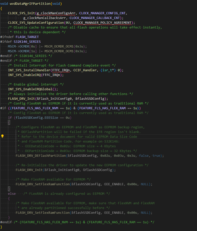 S32K142: Flash Partition Anomaly - NXP Community