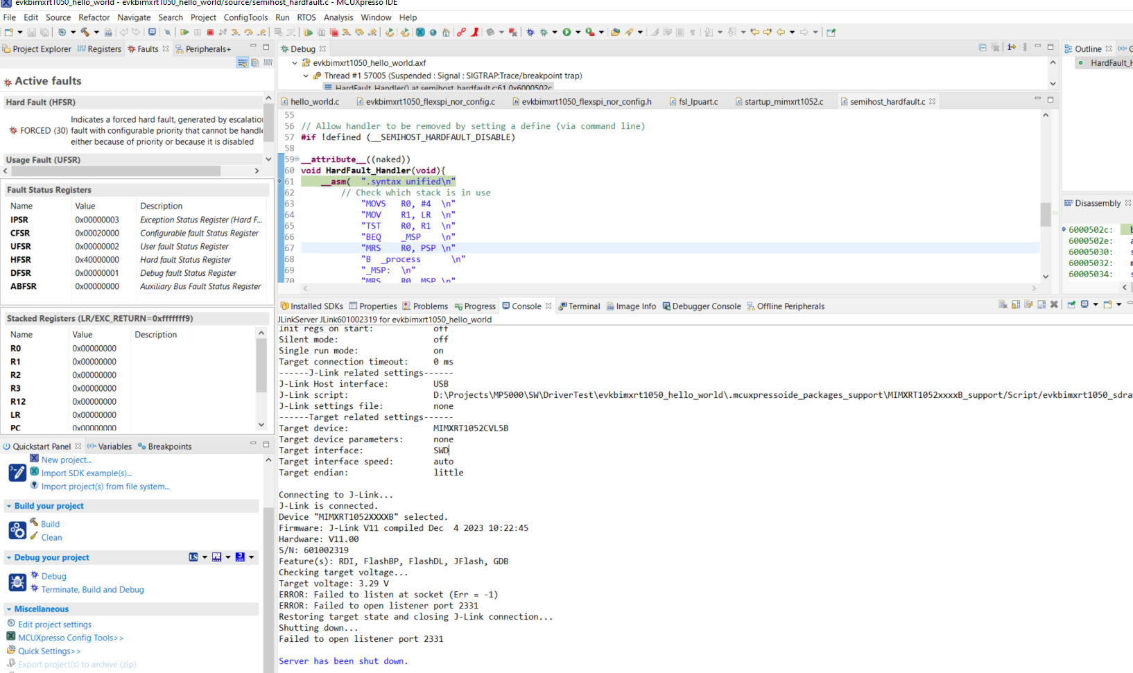 Re: JLink support for IMXRT1052 QSPI for JLink software version V7.7 & V7.84a. - NXP Community