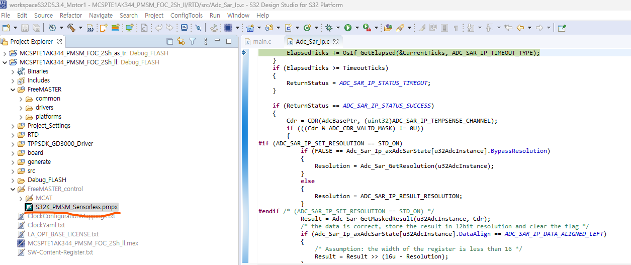 ON/OFF icon in the App control tab of FreeMASTER is fixed to OFF. What should I do? - NXP Community