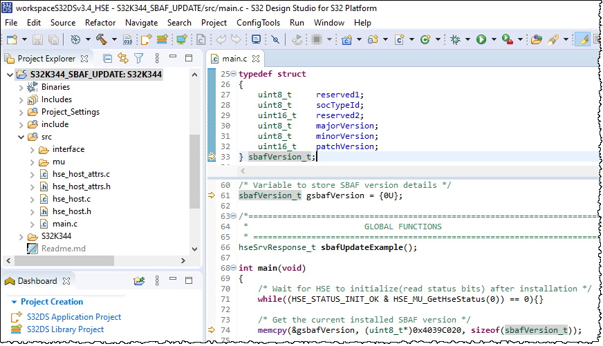 Re: How Do I Obtain the SBAF Version Information? - NXP Community