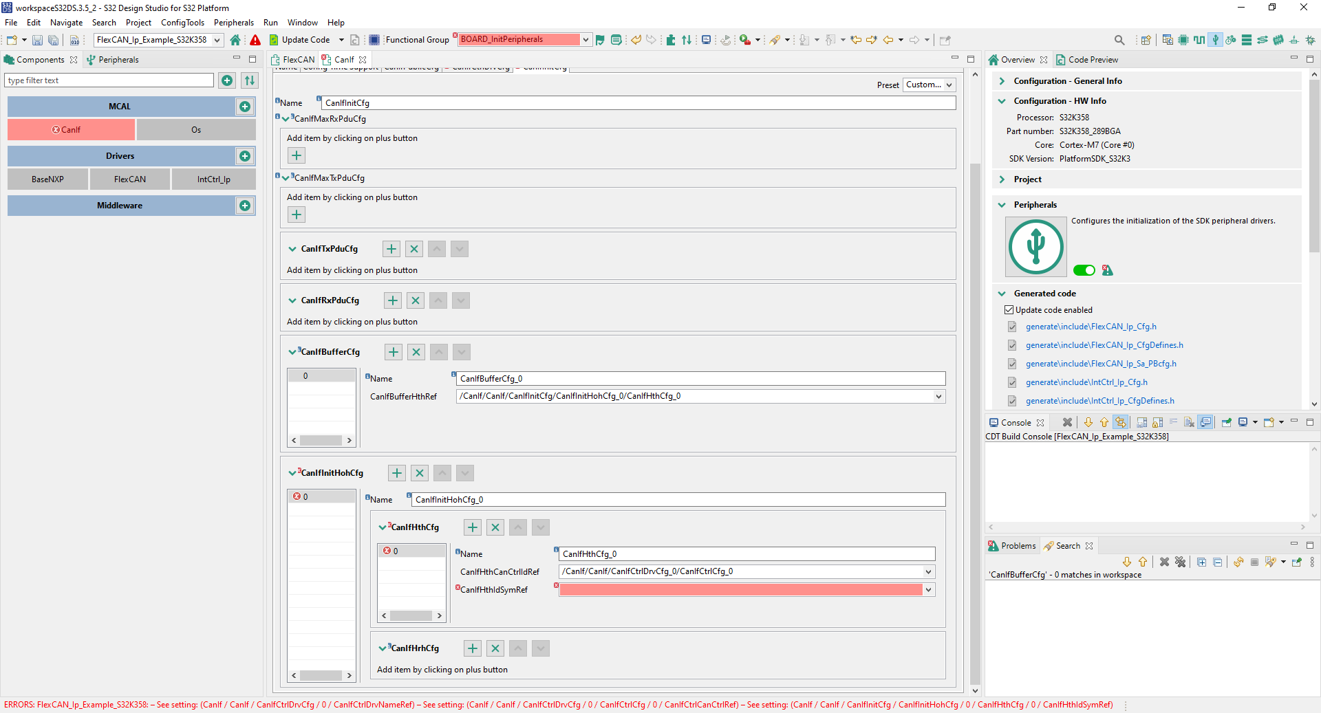 Solved: How to configure CanIf_1 in S32DS.3.5 - NXP Community