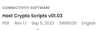 Solved: Where is located the software package host_crypto_scripts_V01 ...