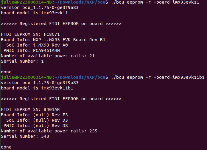 IMX93 A1 can't running bcu - NXP Community