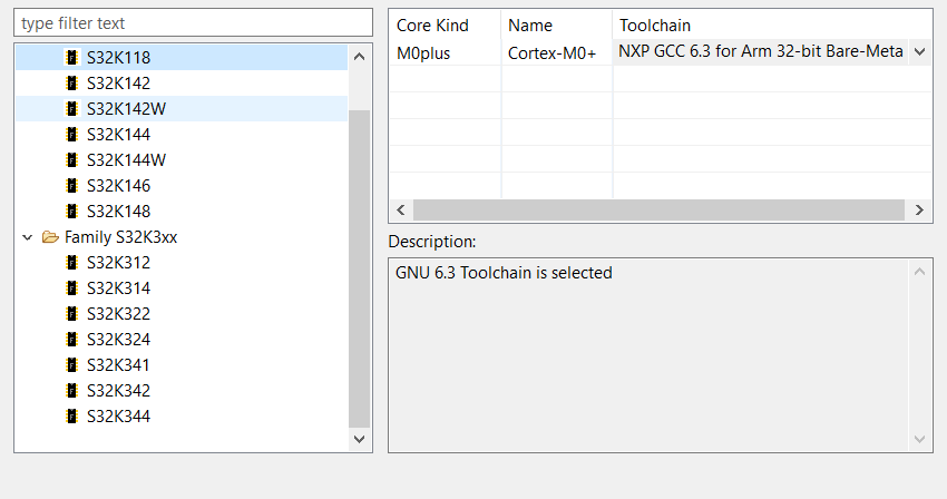 Solved: How to change the device from S32K116 to S32K311 in S32DS 3.4 - NXP Community