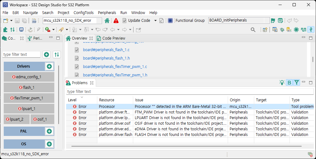 S32 Design Studio Project missing SDK Components - NXP Community