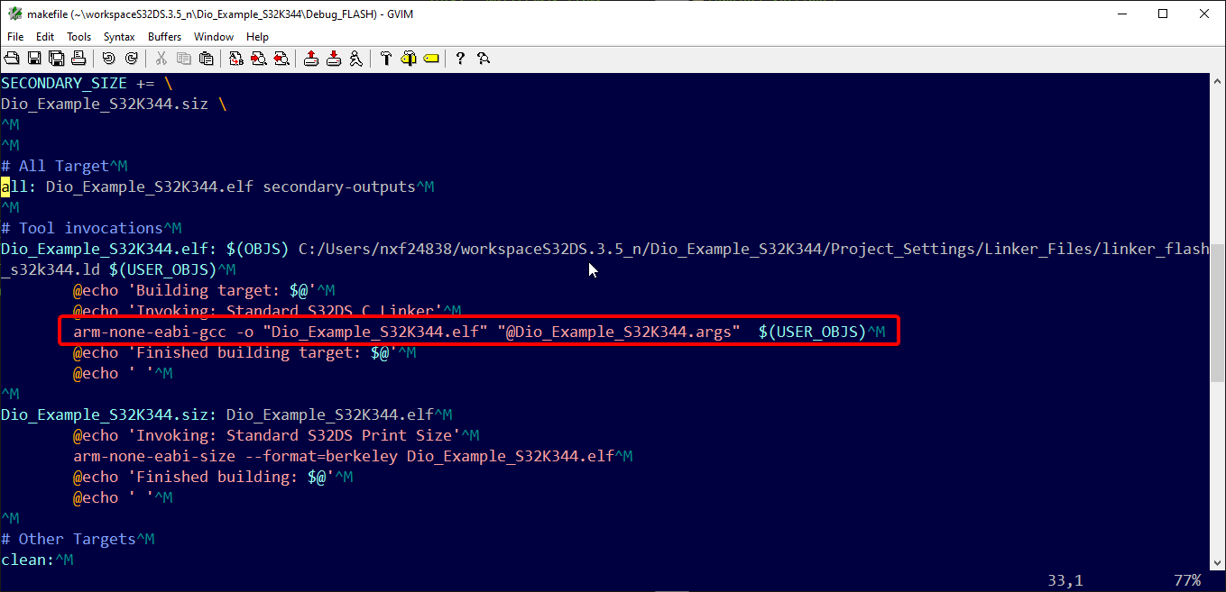Solved: about the .args of s32 design studio for arm - NXP Community