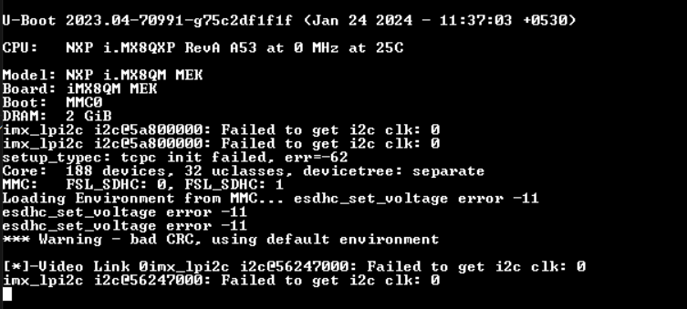 u-boot 2023 version not working for imx8 but 2021 version is working - NXP Community