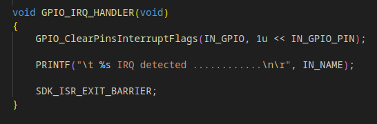 GPIOs Interruption IMX8MM SDK Cortex M4 - NXP Community