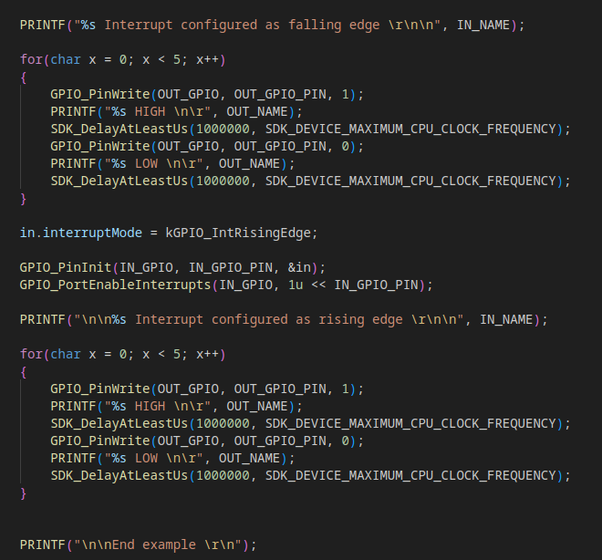GPIOs Interruption IMX8MM SDK Cortex M4 - NXP Community