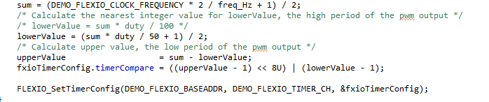 PWM using Flexio_PWM - NXP Community