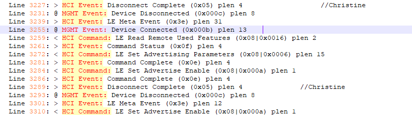 iOS devices disconnected 10 secs after reconnecting to the BLE GATT ...