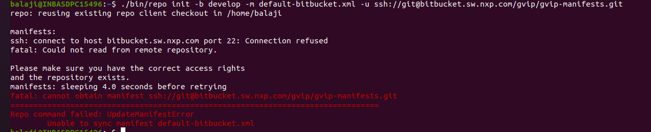 S32G2 Gold VIP: couldn't fetch internal development repositories - NXP ...