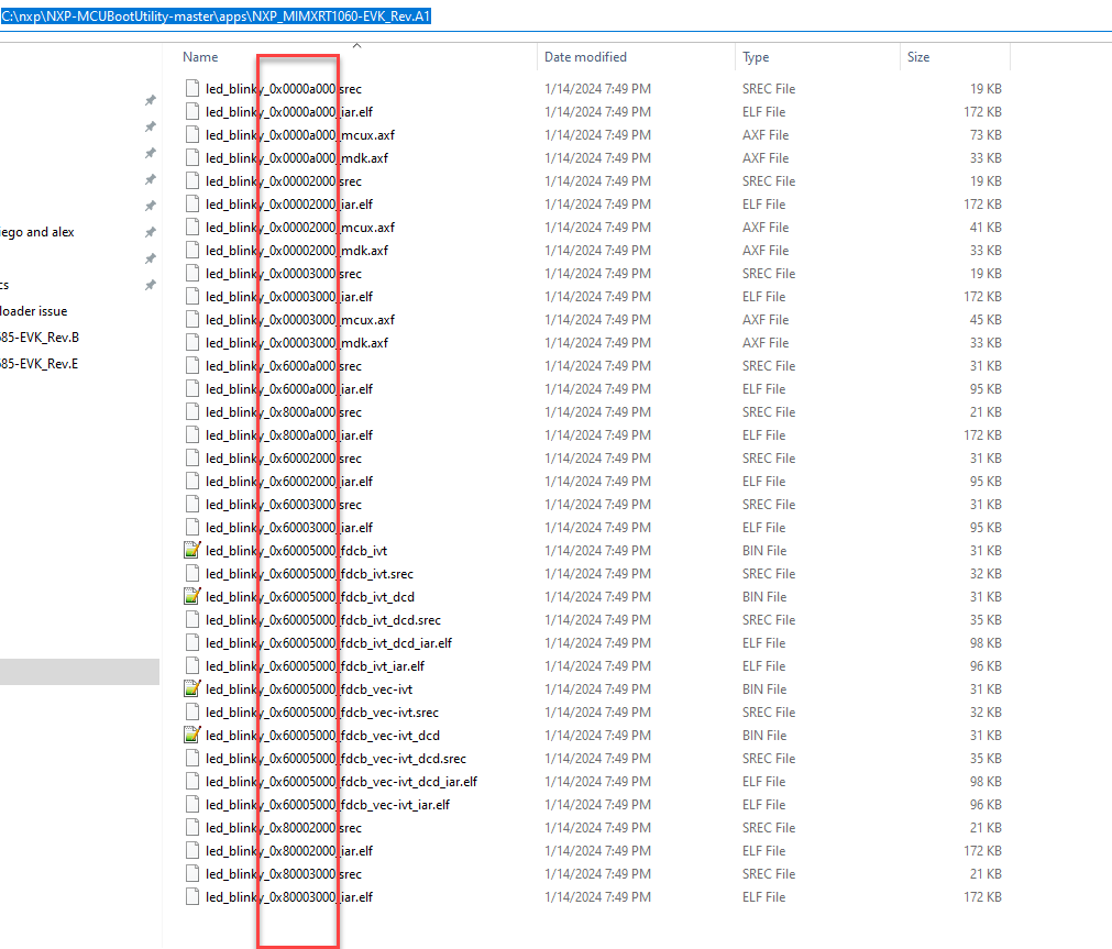 NXP MCU Boot Utility - Error - Cannot recognise/convert the format of image file - NXP Community