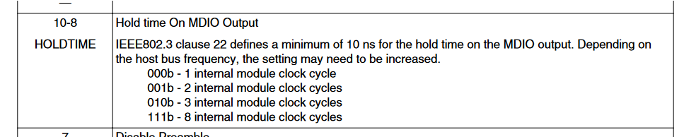 Solved: MDIO hold time adjustment - NXP Community