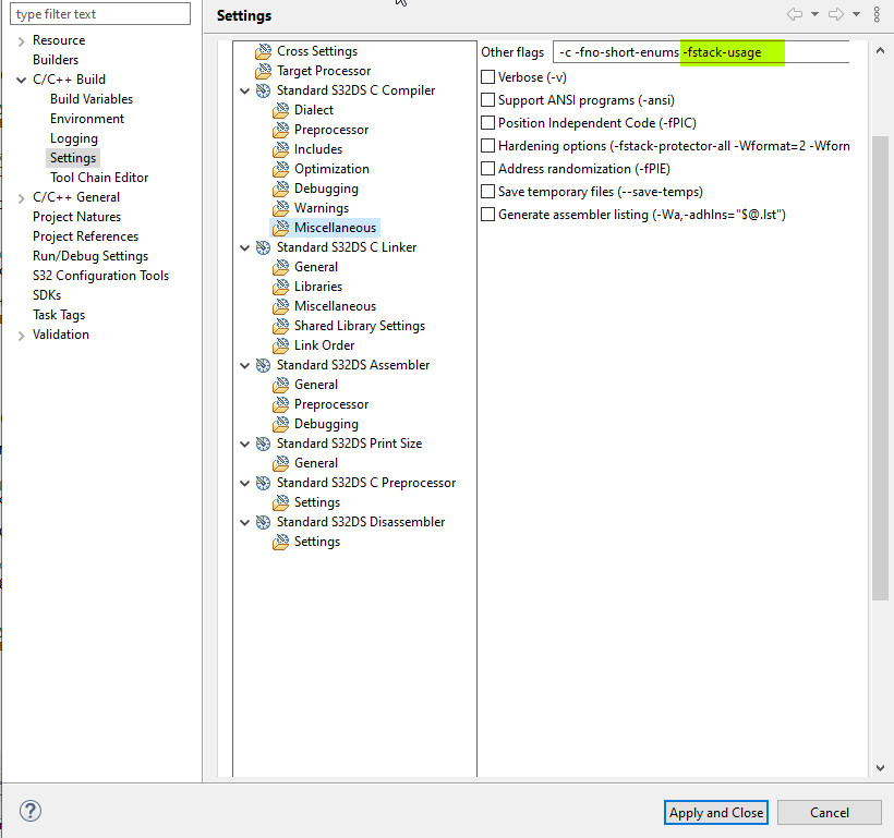 maximum stack usage - NXP Community