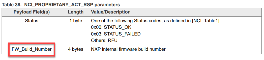 PN7160 FW version - NXP Community