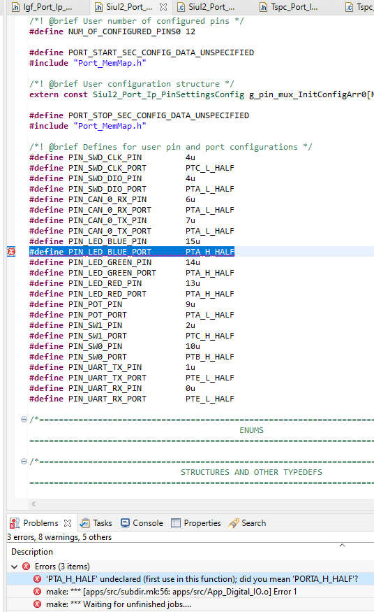 Solved: brief Defines for user pin and port configurations - NXP Community