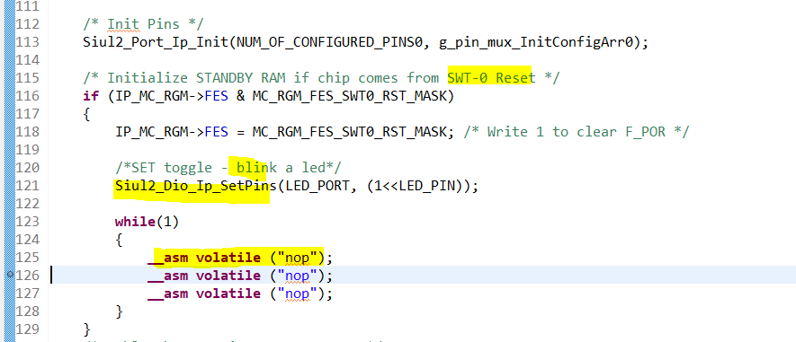 Example S32K312 SWT DS3.5 RTD300 - NXP Community