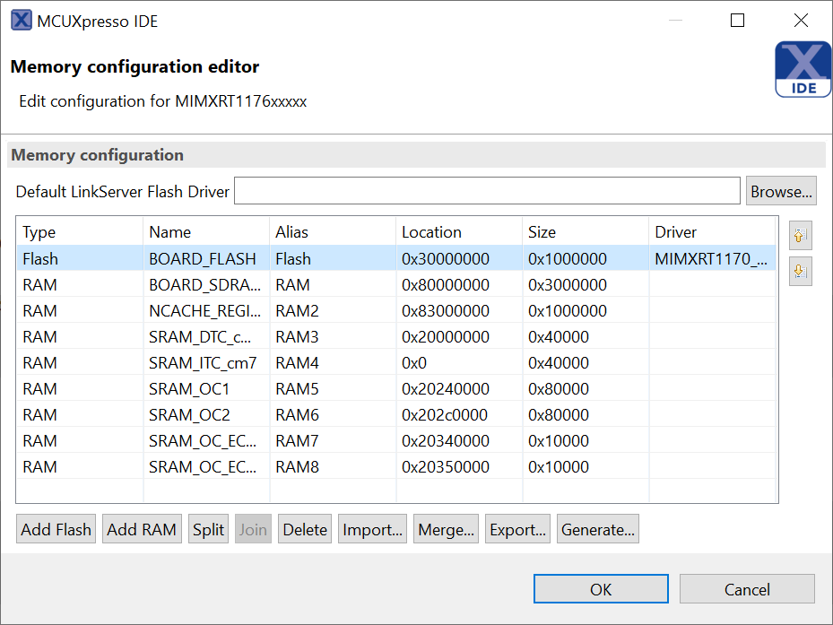 Solved: How to config RT1170 EVK to use on chip RAM only? - NXP Community