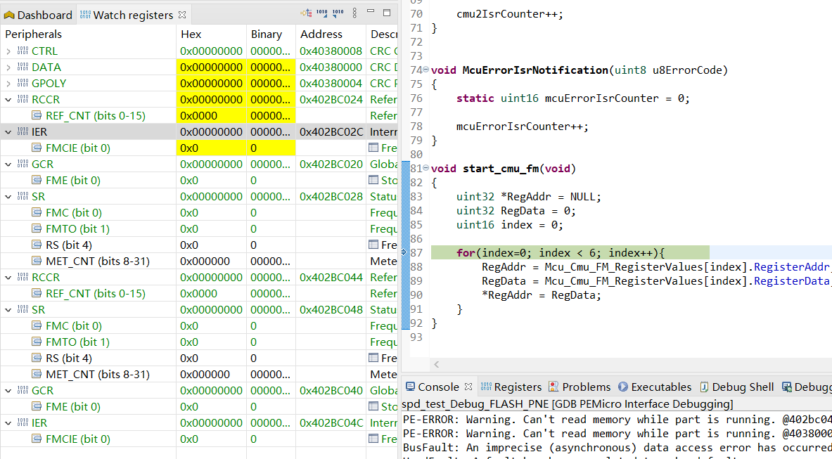S32K312 CMU_FM1 Problem - NXP Community
