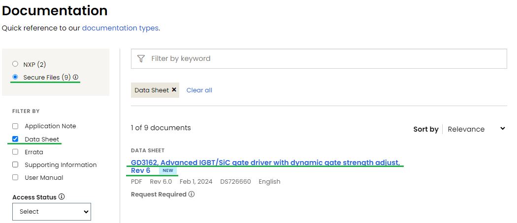 Required full datasheet of GD3162 . - NXP Community