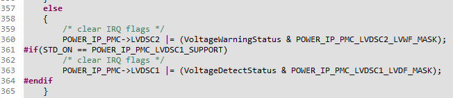 s32k144 low voltage detection interrupt - NXP Community