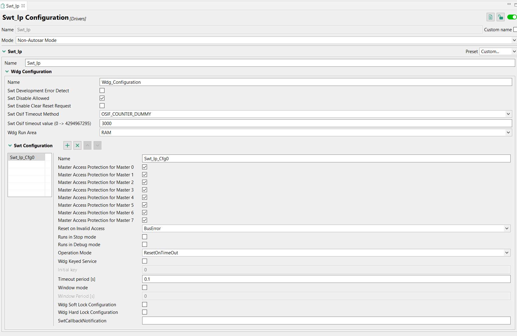 Solved: Watchdog instances definition and SWT_lp support - NXP Community