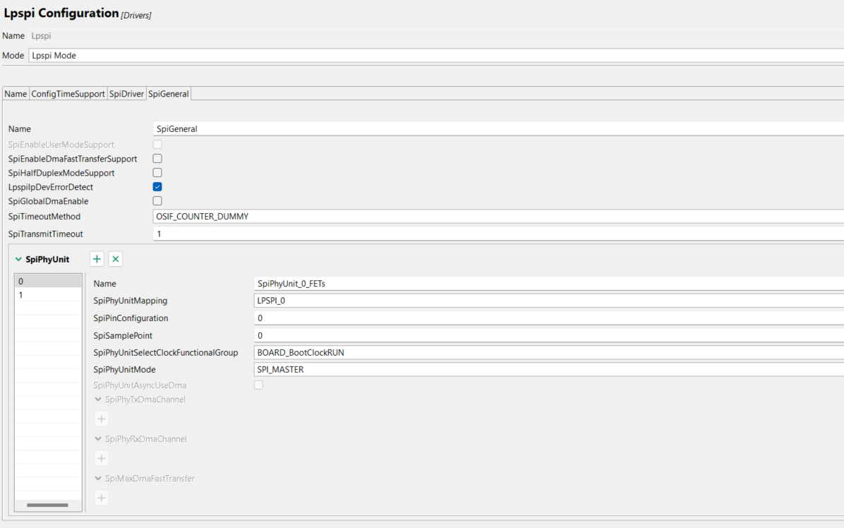 Solved: S32DS 3.4 Config tools how to set SPI instance for ...