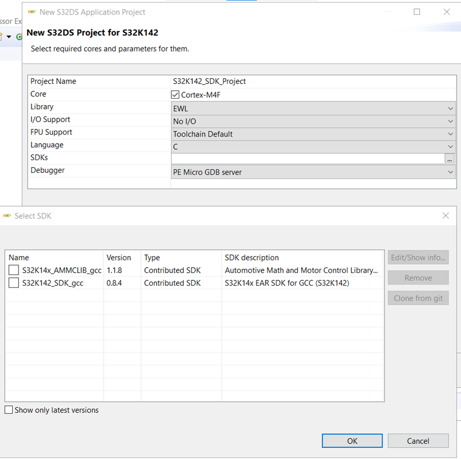 Re: S32 Design Studo for ARM - Error: Program "" not found in PATH ...