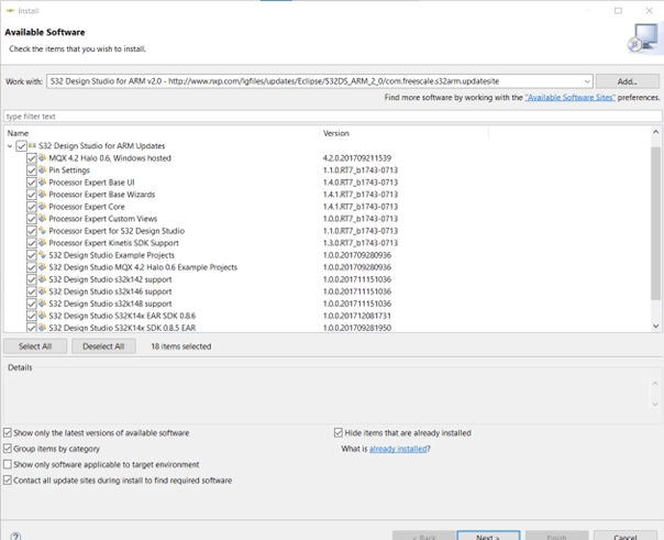 Re: S32 Design Studo for ARM - Error: Program "" not found in PATH ...