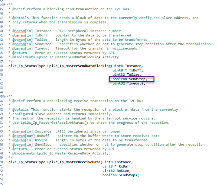 i2c: repeated Start condition in S32K312 - NXP Community