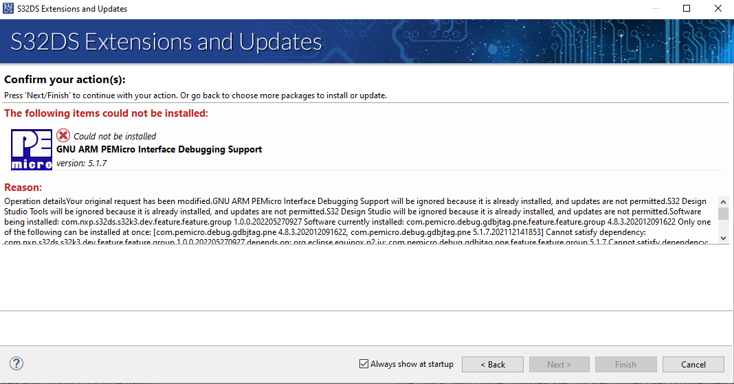 Solved: Package installation issue - NXP Community