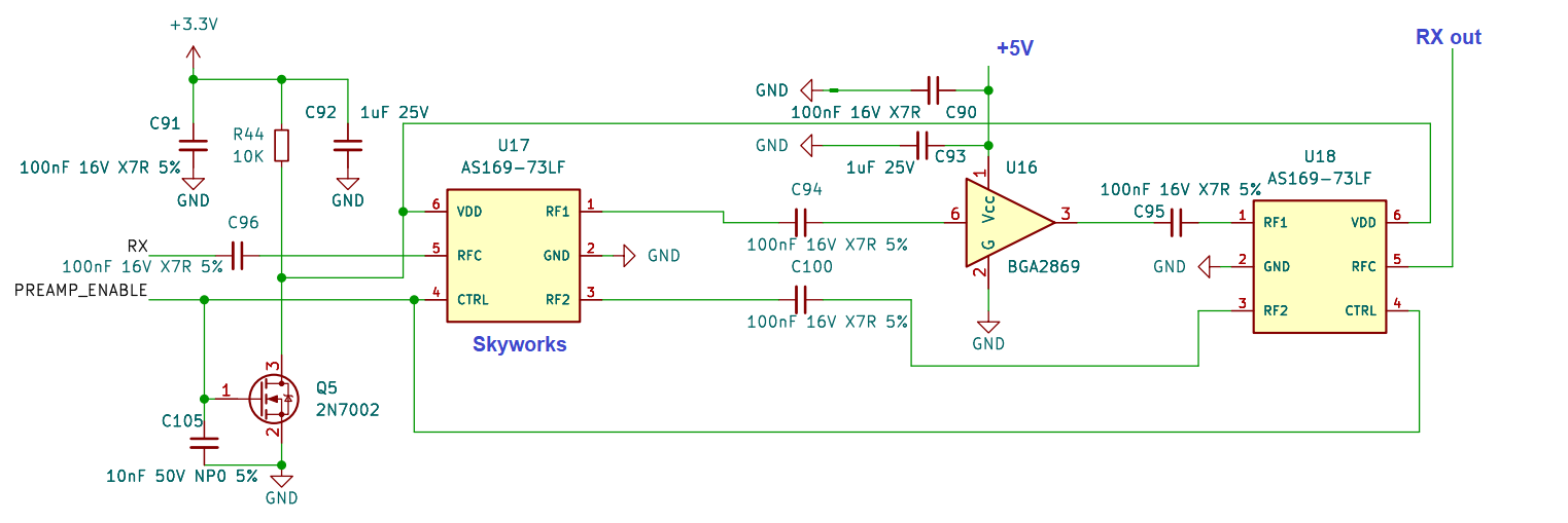 Noise with BGA2869 preamp HF design - NXP Community