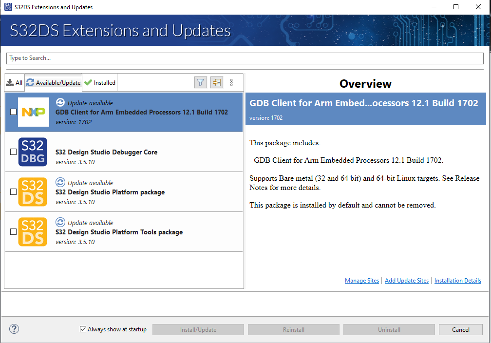 Solved: Package installation issue - NXP Community
