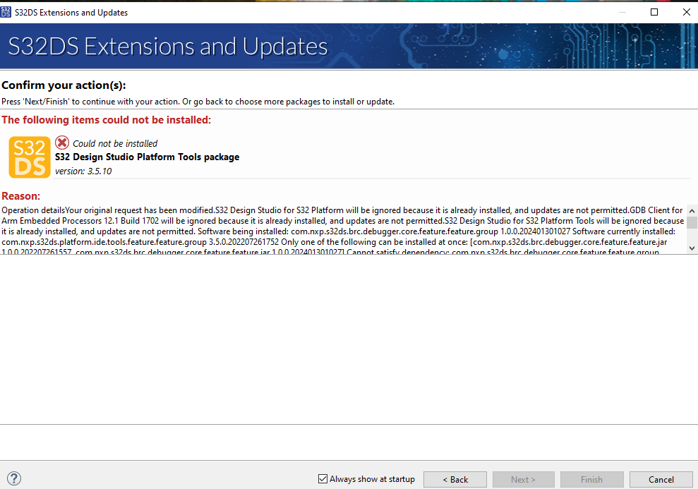Solved: Package installation issue - NXP Community