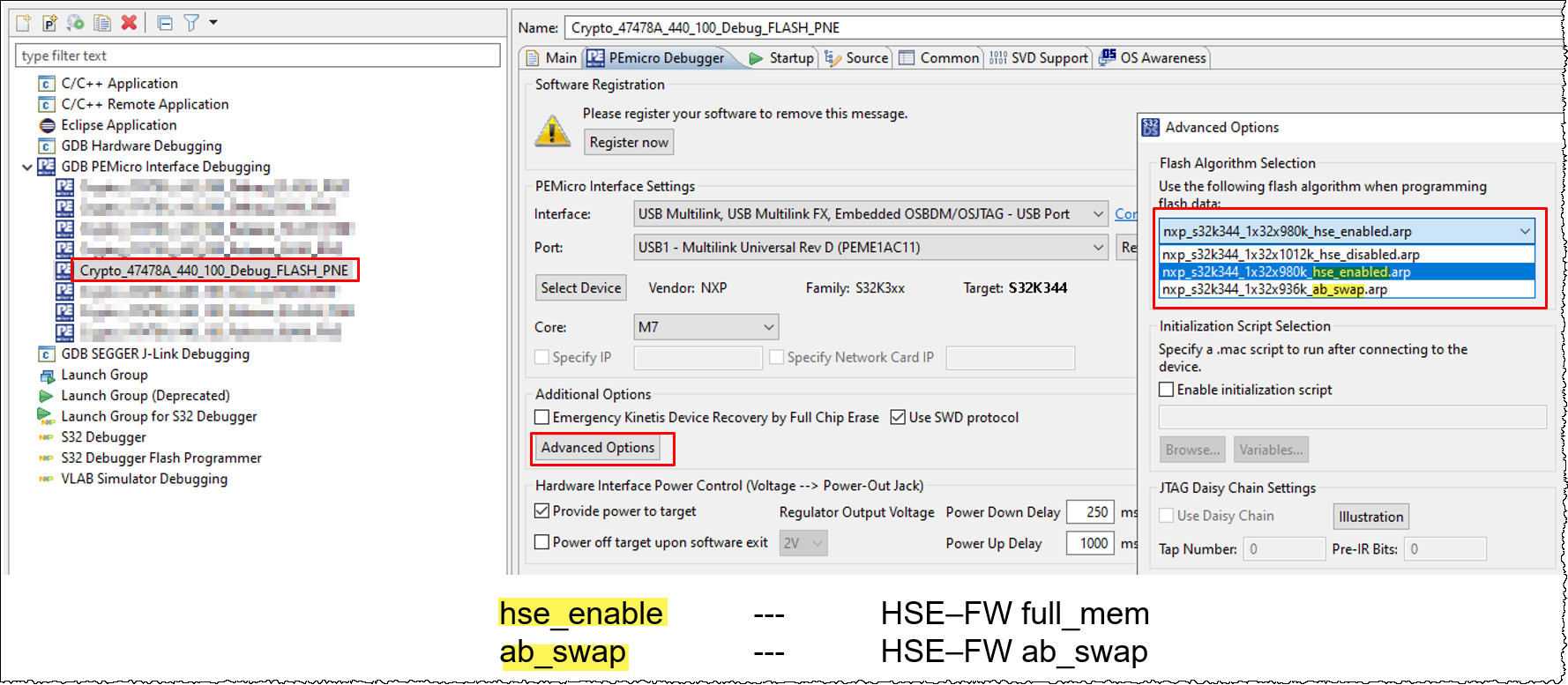 Solved: Can not debug by S32DS after HSE FW installed - NXP Community