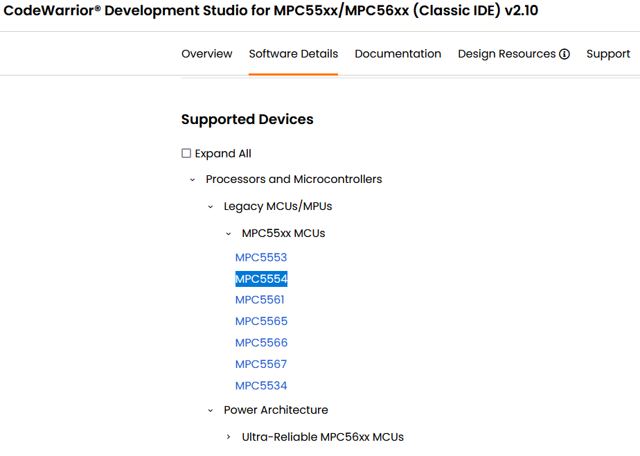 Solved: 开发MPC5554的工程 - NXP Community