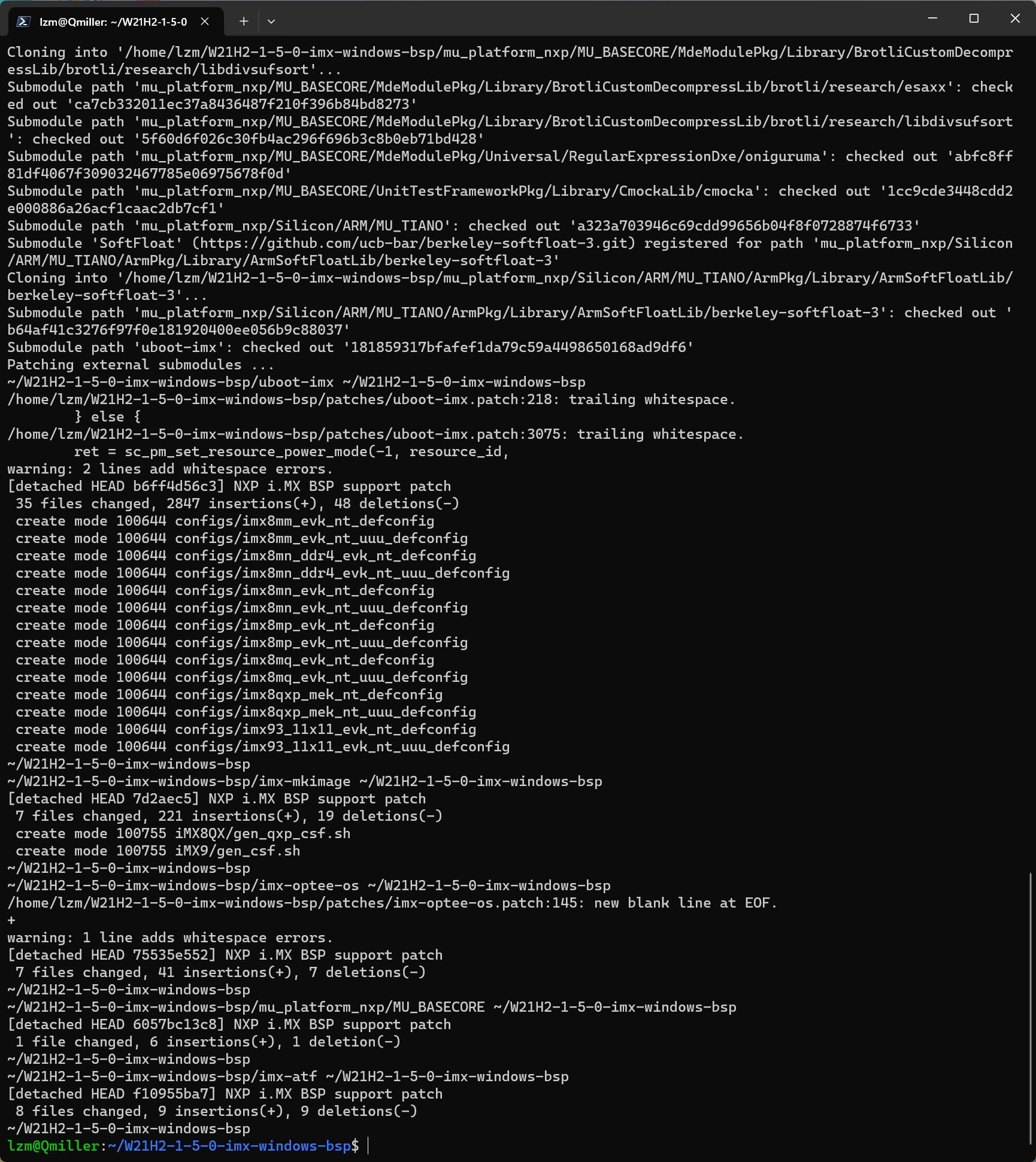Solved: i.MX8 - W21H2-1-5-0-imx-windows-bsp.zip - Run: Init.sh failed - NXP Community