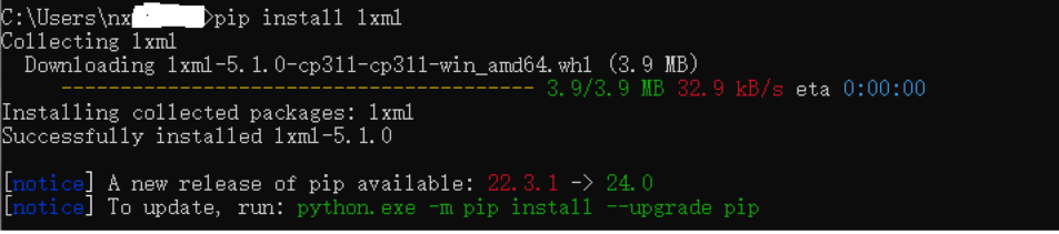ModuleNotFoundError: No module named 'lxml' - NXP Community