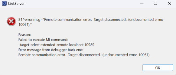 Unable to debug using MCU-Link or Segger Plus - NXP Community